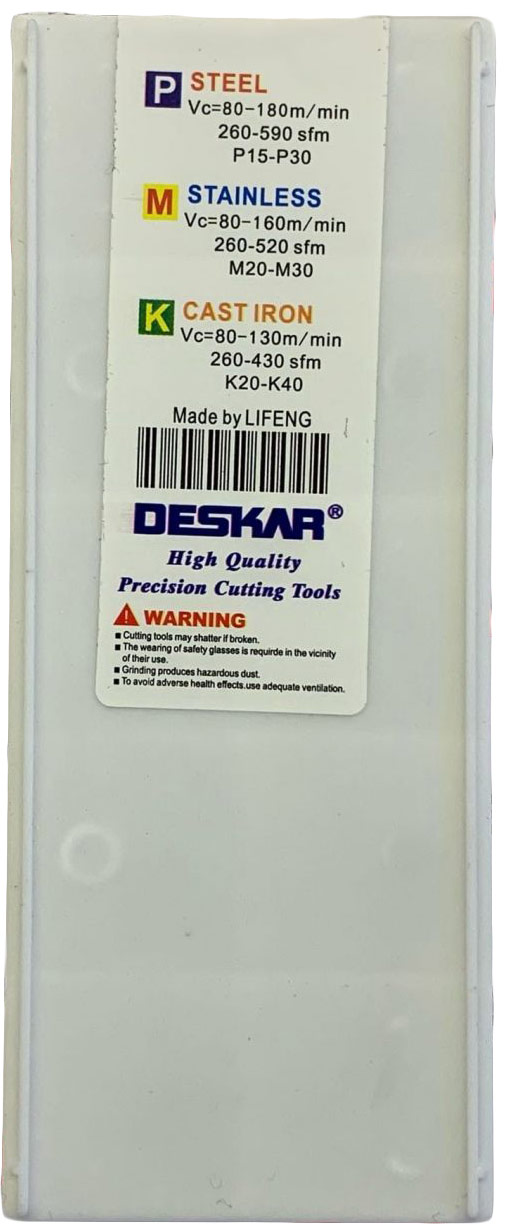 22ER 4.5 ISO LDA пластина резьбовая DESKAR — официальный дилер — Qtool